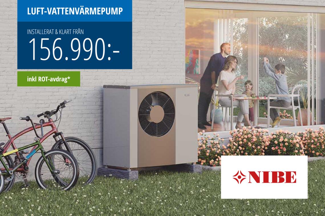 Installera luft- vattenvärmepump - Sallén