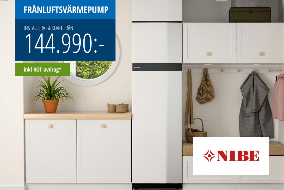 Installation av frånluftsvärmepump | - Sallén